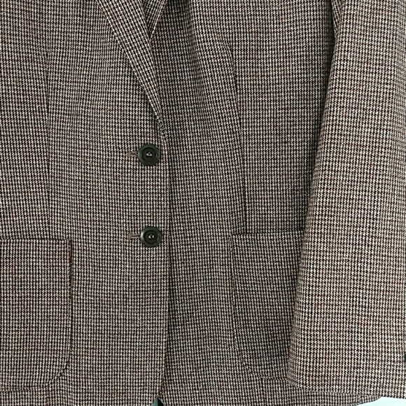 jcpenney | Jackets & Coats | Jcpenney 2 Button Tan Navy And Burgundy ...